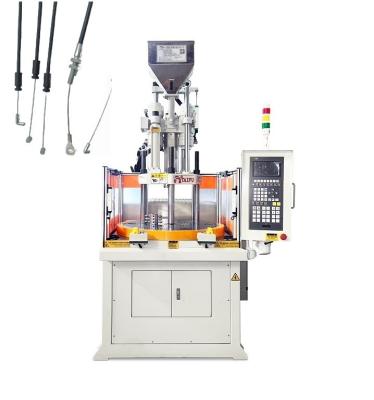 China 35 Ton Speed Clutch Cable Vertical Rotary Injection Molding Machine for sale
