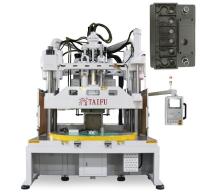China 250 Ton Auto Parts Vertical Injection Molding Machine With Low Work Table for sale