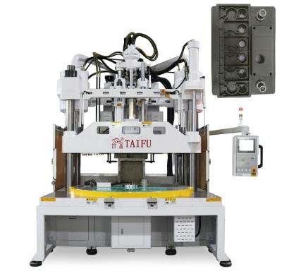 China 250 Ton Auto Parts Vertical Injection Molding Machine With Low Work Table for sale