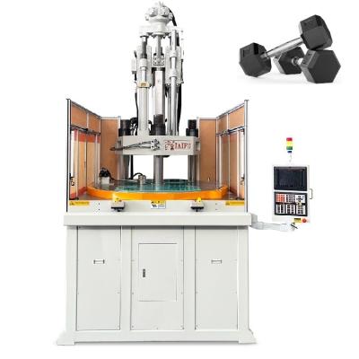 China 200 Ton Vertical Rotary Table  Plastic Injection Molding Machine Used For Dumbbel for sale