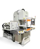 China 85 Ton Power Cord Vertical Injection Molding Machine With Double Slide for sale