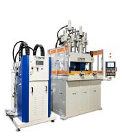 China Rotary Table Two-Color LSR Silicone Injection Molding Machine 120 Ton for sale