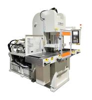 China 120 Ton Power Cord Vertical Injection Molding Machine With Double Slide for sale