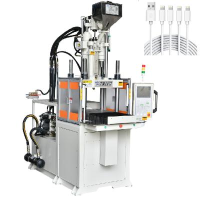 China Durable 55 Ton Vertical  Single Slide Injection Molding Machine For Apple Data Plugs for sale