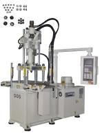 China High Security 55ton Vertical Plastic Injection Molding Machine With Double Slide for sale
