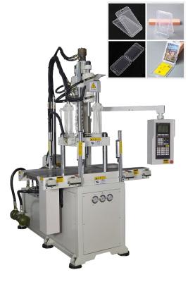 China 55 Ton Double Slide Vertical Injection Molding Machine For Precision Manufacturing for sale