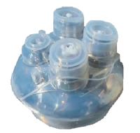 China Silicone Medical Parts Making Machine Brake-Type Double Slide Injection Molding Machine for sale
