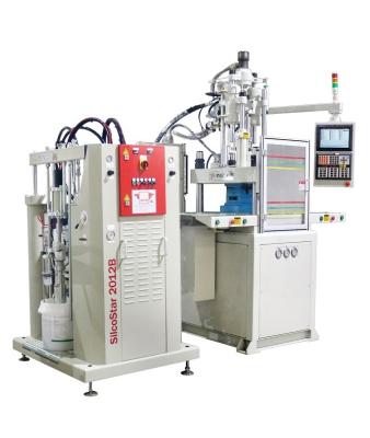 China 85 Ton Vertical Double Slide LSR Injection Molding Machine For Watchband for sale