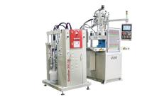 China 85 Ton  Double Slide LSR Vertical Injection Molding Machine Used For Silicone Strap for sale