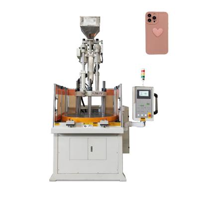 China 85 Ton Rotary Vertical Plastic Product Injection Molding Machine For Phone Case for sale