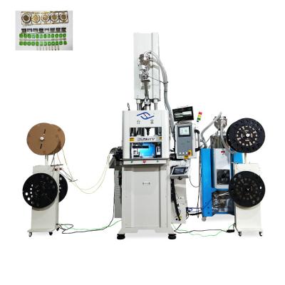 China 55 Ton High Speed Vertical Injection Molding Machine For Making IC Card for sale
