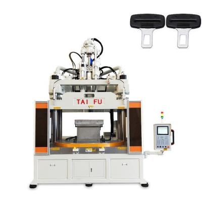 China 200Ton Low Work Table Vertical Injection Molding Machine For Seat Belt Male Buckle Tongue for sale