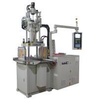 China 55 Ton Double Slide Vertical Injection Molding Machine For Making Shoulder Strap for sale