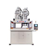 China Two Color 170 Ton Vertical Injection Molding Machine For Outlet Extension Cord Hub for sale