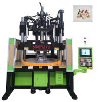 China 120 Ton Low Workbench Rotary Table Vertical Injection Molding Machine For Making Toy for sale
