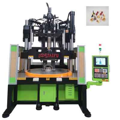 China 120 Ton Low Workbench Rotary Table Vertical Injection Molding Machine For Making Toy for sale