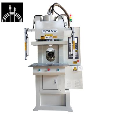 China High Efficiency C Type Vertical Injection Molding Machine For Making Wire for sale