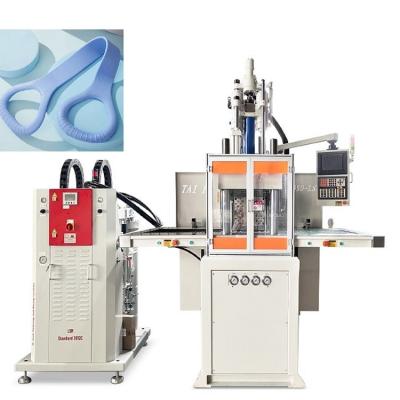 China LSR Vertical Injection Molding Machine For Making Liquid Silicone Pull Rope for sale