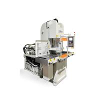 China 85 Ton Double Slide Power Cord Vertical Injection Molding Machine For Making Plug for sale