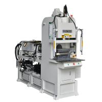 China Easy Operation C Type Vertical Injection Molding Machine For Making Data Wire for sale