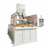 China 85 Ton Electric Vertical Rotary Injection Molding Machine For Making Fans Accessories for sale