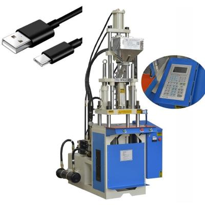 China Small Vertical USB Charging Cable Making Machine Injection Molding Machine for sale