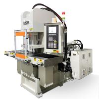 China 85 Ton Power Cord Vertical Injection Molding Machine With Double Slide For Making Wire for sale