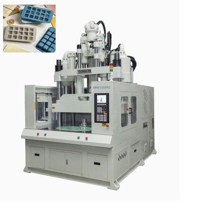 China 120 Ton Low Workbench Rotary Table Vertical Injection Molding Machine For Making Silicone Ice Tray for sale