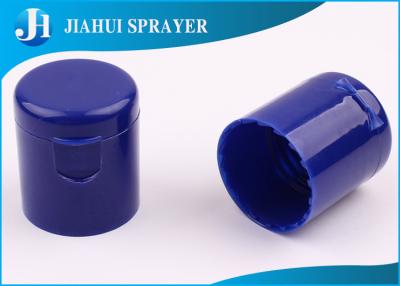China Dark Blue PP Smooth Flip Top Plastic Caps Viarious Style Flip Top Bottle Lids 55*36*42 Cm for sale