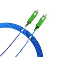 China 1.6mm SC APC To SC APC Patch Cords Simplex 1 Core LSZH Jacket Flame Retardant for sale