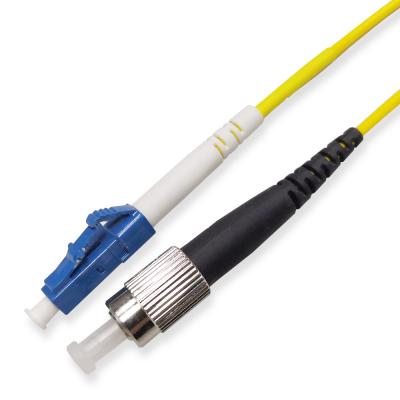 China LC UPC To FC UPC Fiber Optic Patch Cord Single Mode G657A2 ROHS CE Certificated for sale