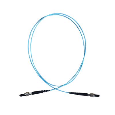 China 1m LSZH OM3 Fiber Patch Cord Multimode Fiber Cable SMA 905 Ceramic Ferrule for sale