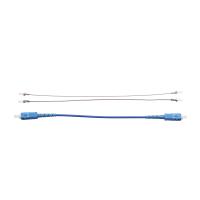 China G657A1 5m Armored Fiber Optic Patch Cord , 4 Core SC UPC MTP Breakout Cord for sale