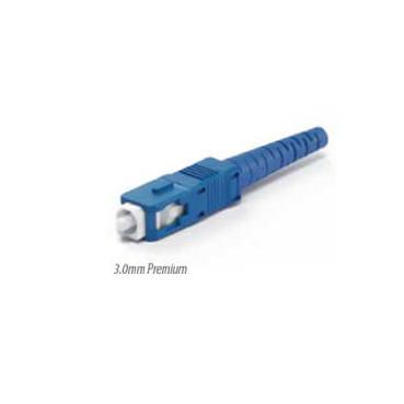 China 3mm ISO9001 SC UPC Connector , HTD Single Mode Fiber Adapter for sale