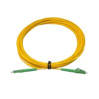 China CATV PVC LC APC To LC APC Patch Cord Simplex Single Mode Fiber 5m for sale