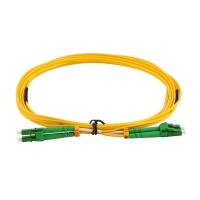 China 60dB RL LC LC Single Mode Fiber Cord , PVC LSZH LC Duplex Patch Cord for sale