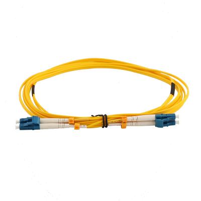 China FTTH 1310nm LC LC Single Mode Patch Cord ,  Duplex Fiber Patch Cord LSZH Sheath for sale