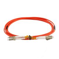 China OM3 LC UPC To LC UPC , OM4 OD 3mm LC To LC Fiber Patch Cord Multimode Duplex for sale
