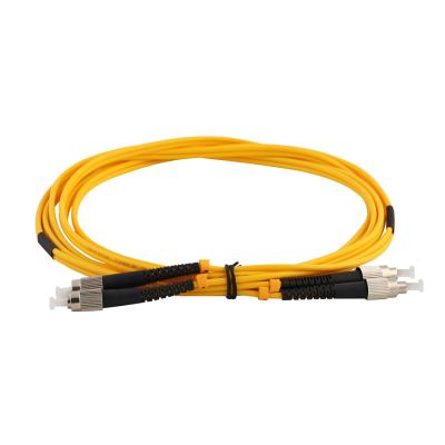 China G657A1 1550nm Duplex Fiber Patch Cord FC FC Single Mode 0.9mm 2mm 3mm OD for sale