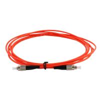 China OD 3mm OM2 FC Fiber Patch Cord , Simplex Multimode Fiber Optic Cord for sale