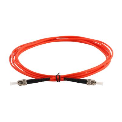 China 1300nm ST To ST Patch Cord ,  Simplex 0.9mm Multimode Fiber Patch Cord for sale