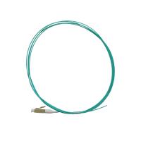 China OD 0.9mm 850nm Fiber Optic Pigtail OM3 LC UPC PVC LSZH Cable Sheath for sale