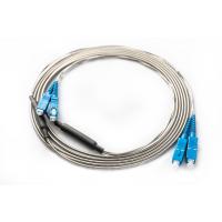 China G657A2 10m SC UPC SC UPC , 1550nm Armored Single Mode Fiber Duplex for sale