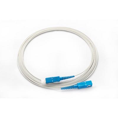 China 3m Armored Fiber Patch Cord SC UPC To SC UPC Single Mode Simplex 0.9mm 2mm 3mm OD for sale