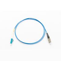 China G657A1 G657A2 Armored Fiber Patch Cord LC UPC To FC UPC Single Mode Simplex Blue for sale