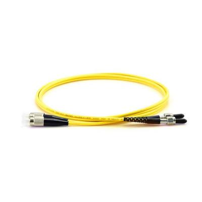 China SMA 905 Fiber Optic Cable , 1310nm 10m Single Mode Duplex Fiber SS Ferrule for sale