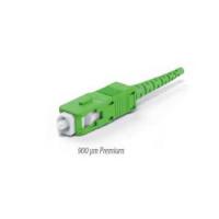 China ISO9001 0.9mm APC Fiber Optic Connector , Dia 2.5mm SC Single Mode Connector for sale