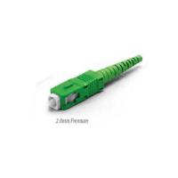 China 2mm SC APC Connector , ISO9001 2.5mm Ferrule Single Mode SC Connector for sale