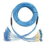 China G657A2 50dB RL Fiber Optic Fan Out Breakout 12 Core LC UPC To SC UPC for sale