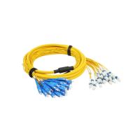China G652D 1310nm Fiber Optic Fan Oute 24 Core SC UPC To LC UPC LSZH Sheath 10m for sale